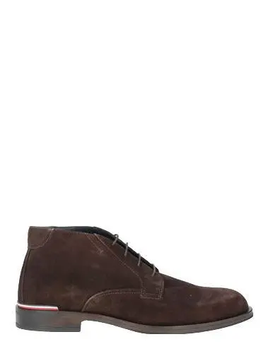 Tommy Hilfiger Suede Ankle Boots - Brown
