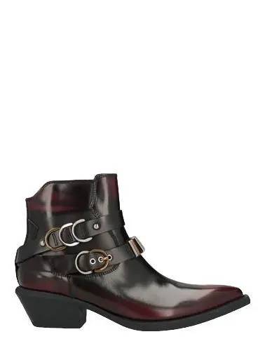 Pinko Calfskin Ankle Boots - Red