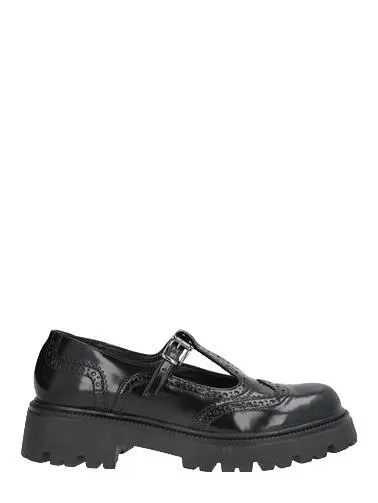 OVYE Leather T-bar Pumps - Black