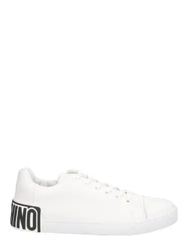 Moschino Leather Low-top Sneakers - White