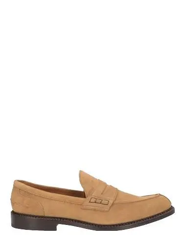 TRICKER'S Suede Penny Loafers - Beige