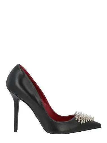 ANIYE BY Leather Stilettos With Stud Embellishments - Black