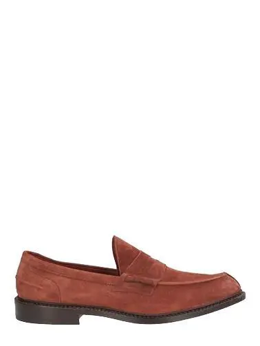 TRICKER'S Suede Penny Loafers - Brown