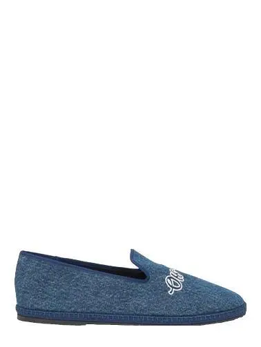 OFF-WHITE™ Embroidered Loafers - Blue