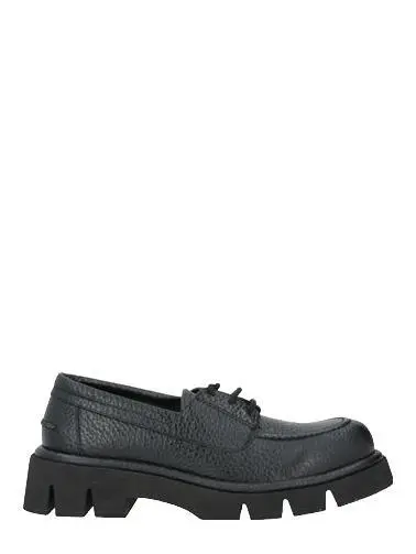 PALOMA BARCELO Elba Leather Lace-up Shoes - Black