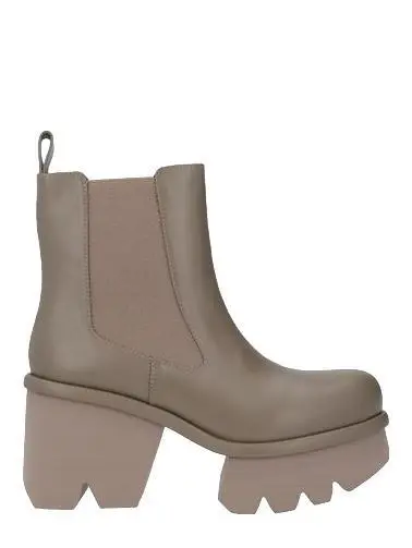 PALOMA BARCELO Elvia Leather Ankle Boots - Grey