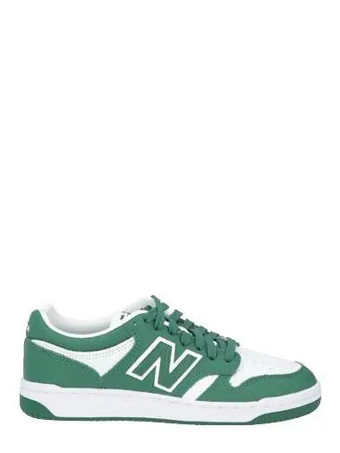 NEW BALANCE 480 Emerald Leather Low-top Sneakers - Green