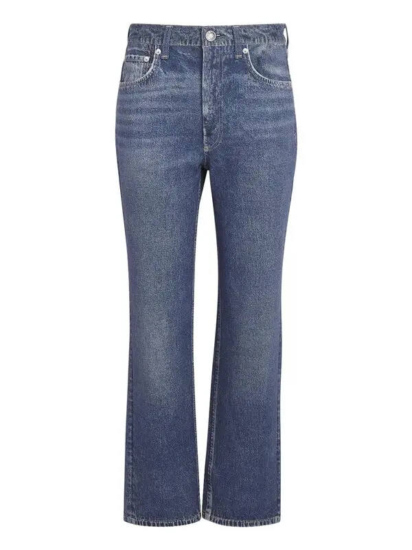 Rag & Bone Harlow Straight Leg Jeans - Blue