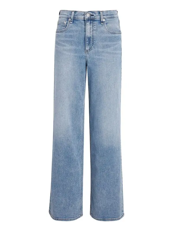 Rag & Bone Andi Wide-leg Jeans - Blue