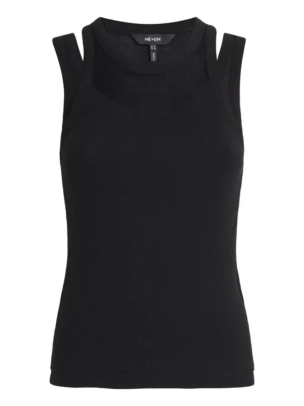 ME+EM 2-in-1 Tank Top - Black