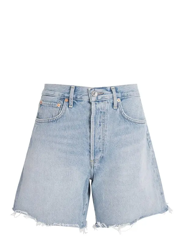 Citizens Of Humanity Marlow Mid-rise Denim Shorts - Blue