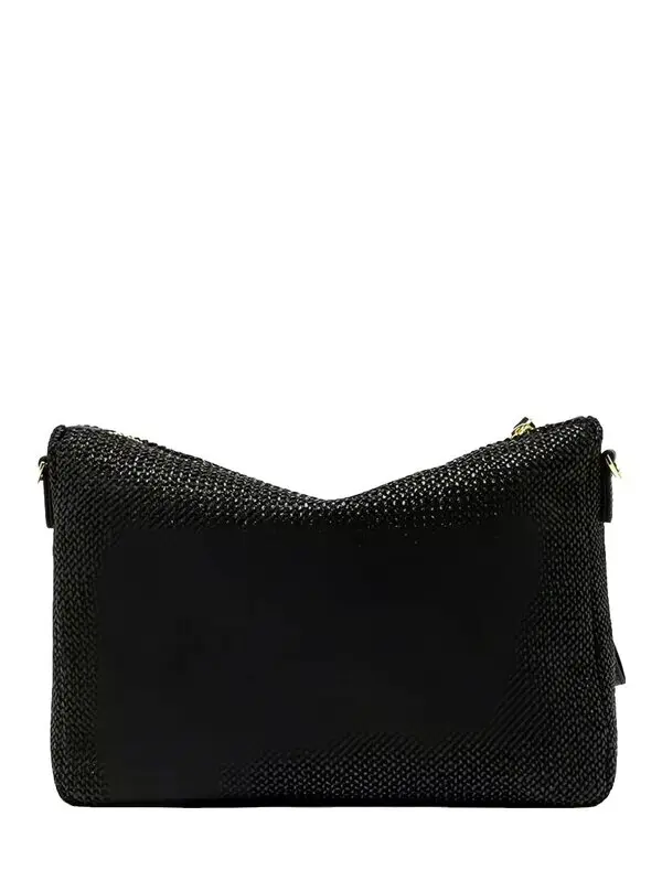 GIANNI CHIARINI Nora Woven Clutch Bag - Black
