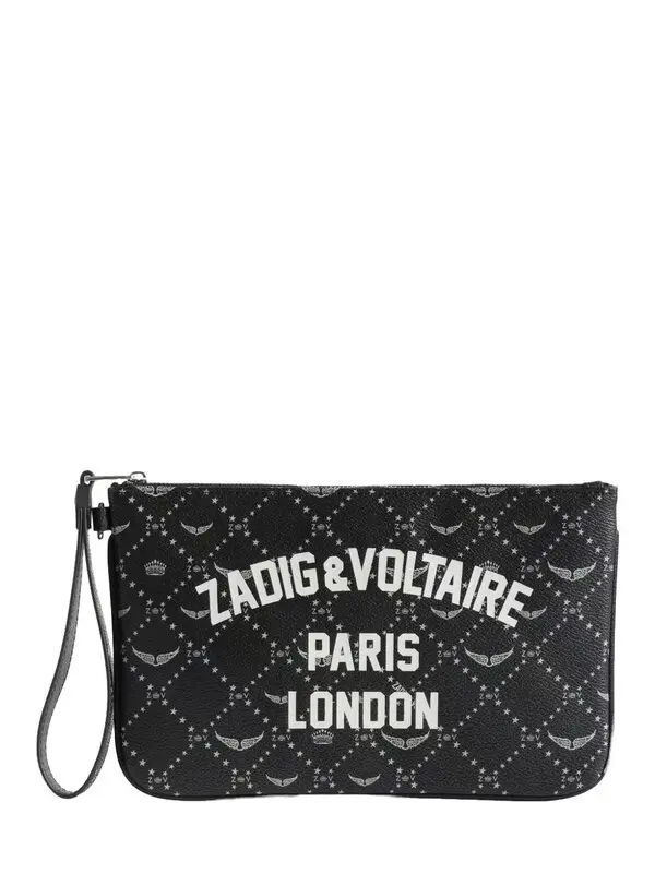 Zadig&Voltaire Z Pouch Resort London Clutch Bag - Black