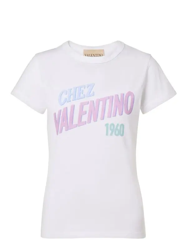 Valentino Garavani Chez 1960 Cotton T-shirt - White