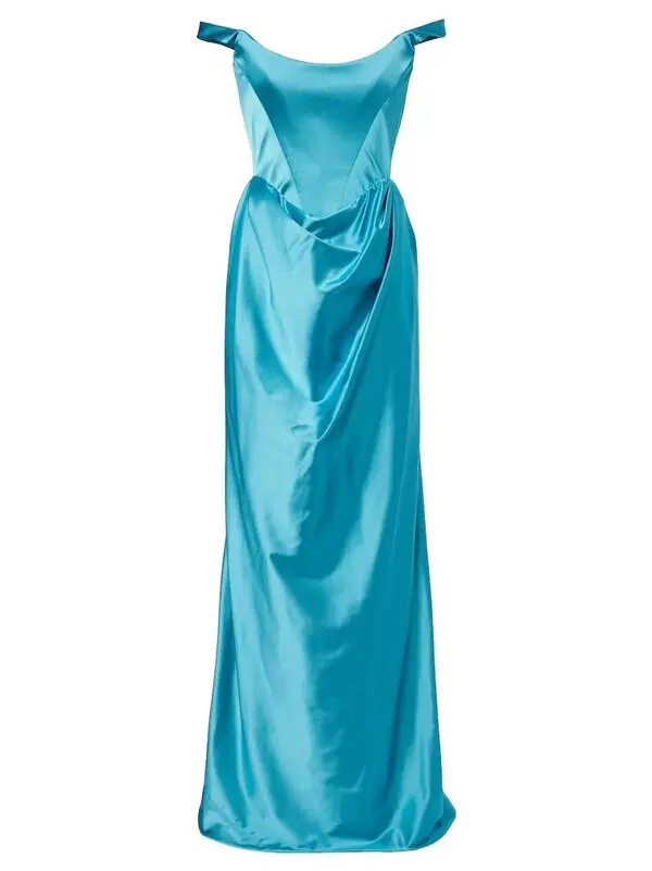 VIVIENNE WESTWOOD Nova Camille Bustier Gown - Blue