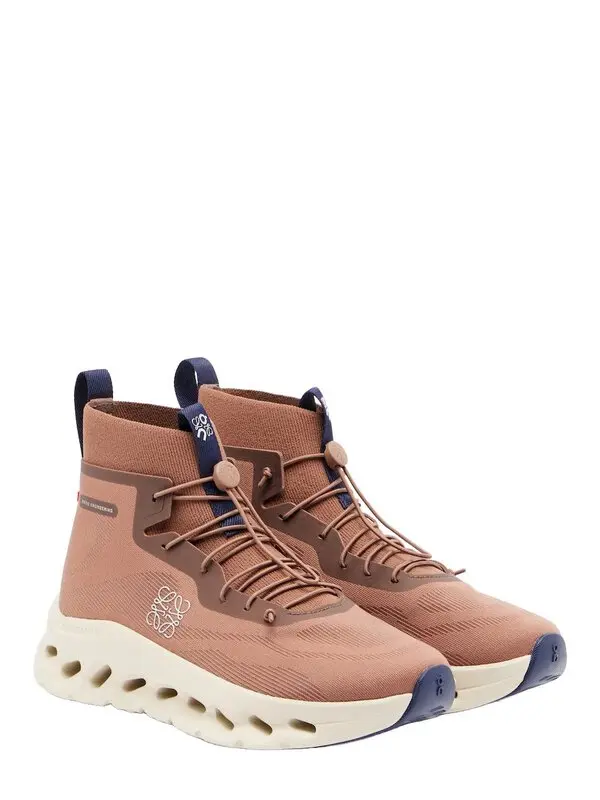Loewe X On Cloudtilt High-top Sneakers - Brown