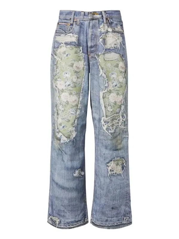Acne Studios 1981 Trompe L’œil Wide-leg Jeans - Blue