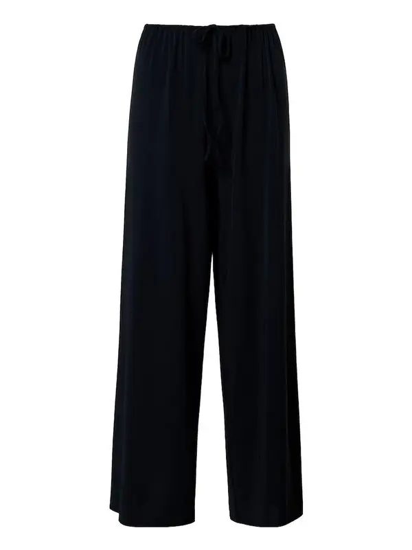 ERES Zelie Jersey Wide-leg Pants - Black