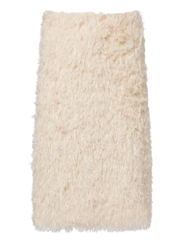 TOTEME High-rise Pencil Skirt - Beige