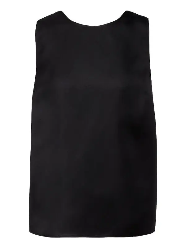 Loulou De Saison Gema Silk Top - Black