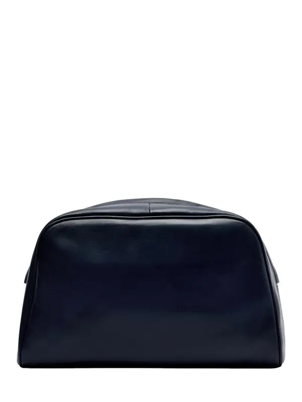THE ROW Leila Small Leather Clutch - Blue