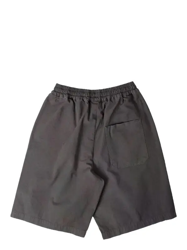NO PROBLEMO Embroidered Logo Shorts - Grey