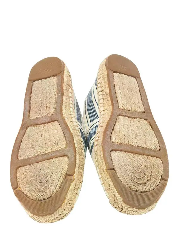 Tory Burch Striped Espadrilles - White