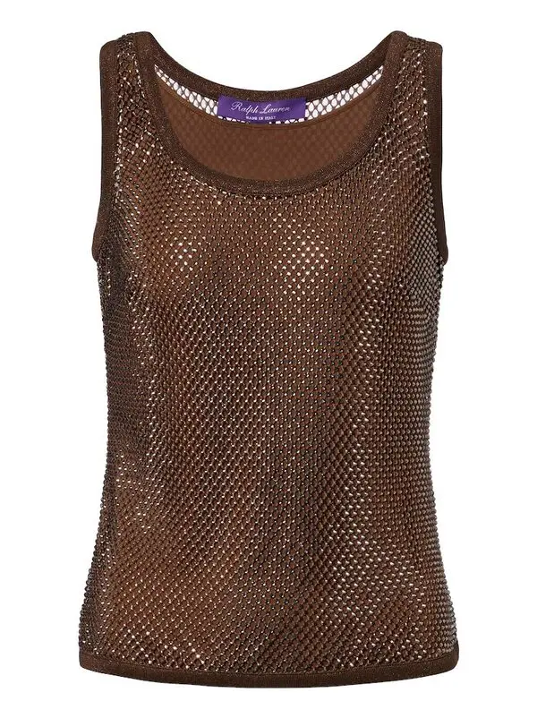 Ralph Lauren Melony Embellished Top - Brown