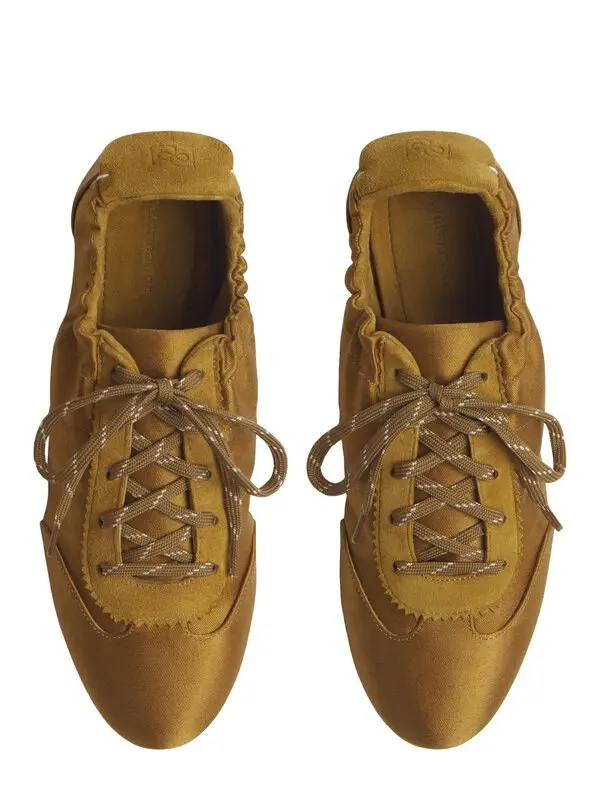 REFORMATION Terra Scrunch Sneaker - Green