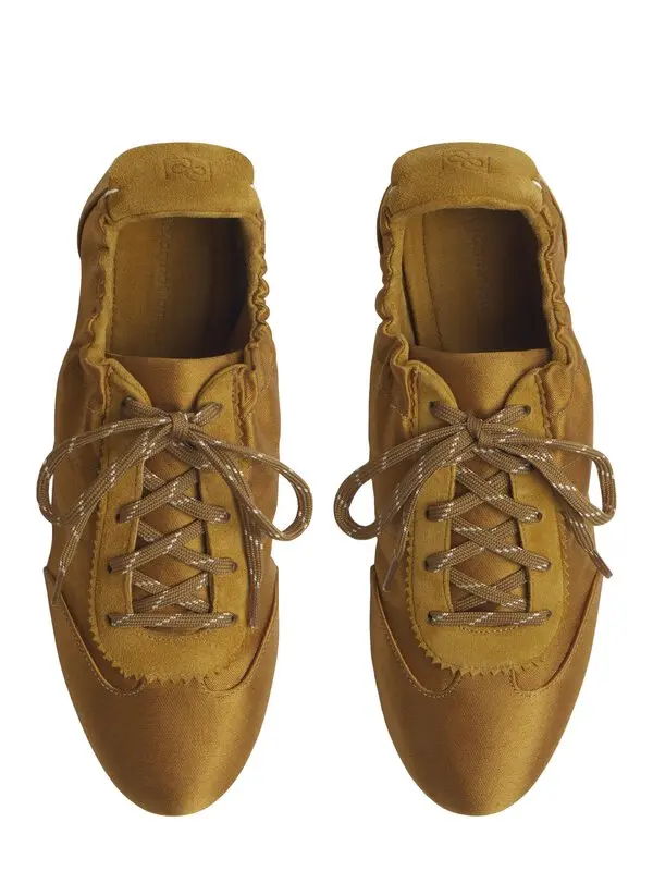 REFORMATION Terra Scrunch Sneaker - Green
