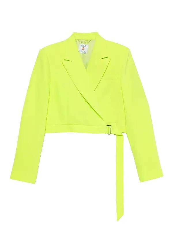 Casablanca Buckled Jacket - Green
