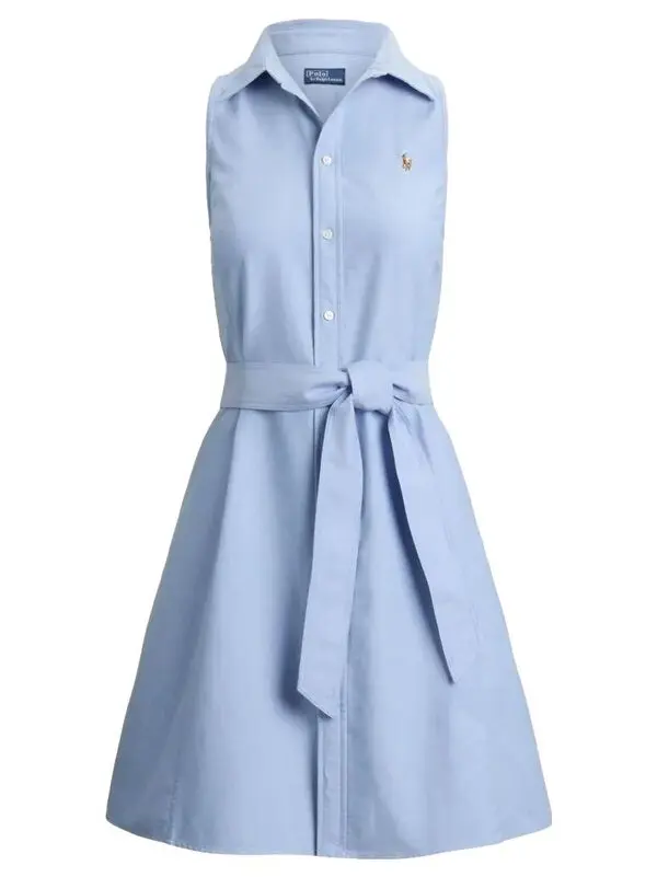 Polo Ralph Lauren Sleeveless Shirt Dress - Blue