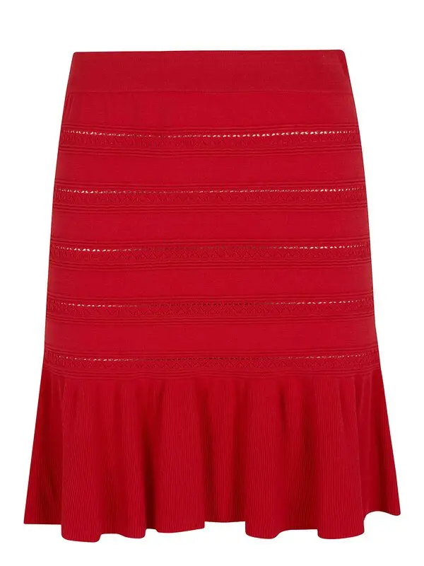 BLUGIRL Viscose Skirt - Red
