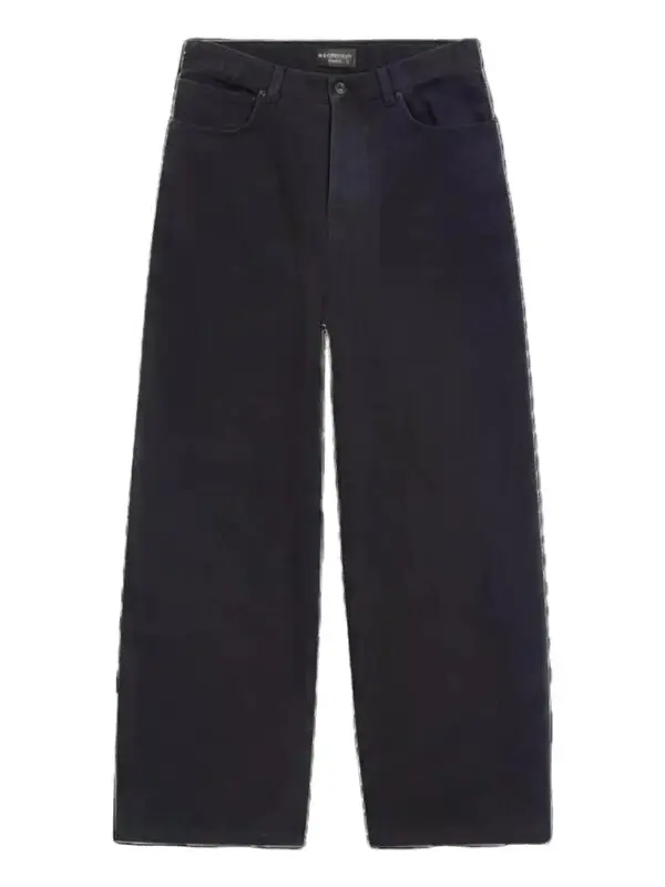 Balenciaga Wide Leg Jeans - Black