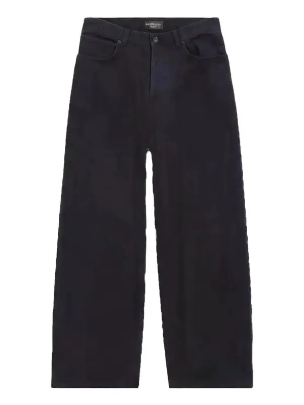 Balenciaga Wide Leg Jeans - Black
