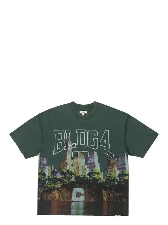 BLDG4 Big C Short Sleeve Knit T-shirt - Sycamore