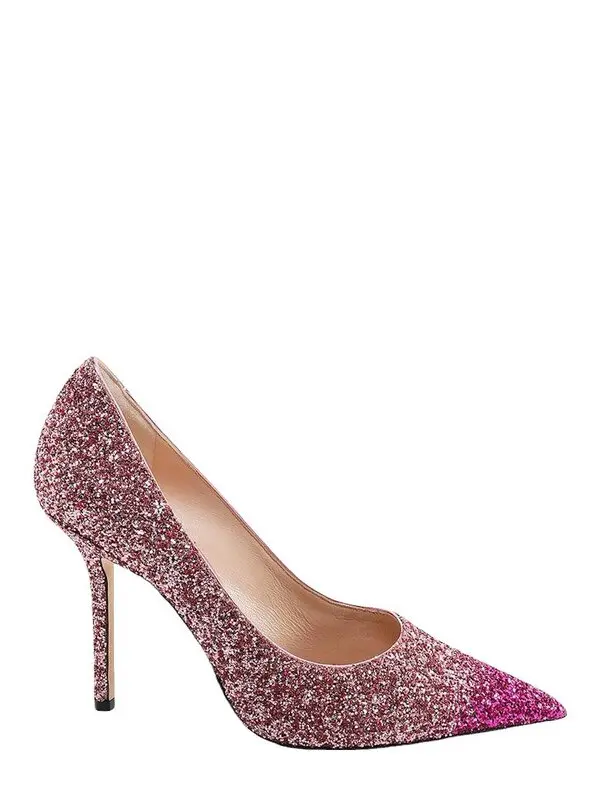 JIMMY CHOO Love 85mm Glitter Pumps - Pink/fuschia