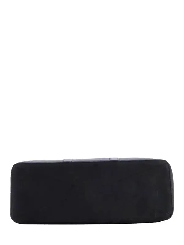LOUIS VUITTON Aerogram Lock It Tote Leather Satchel - Black