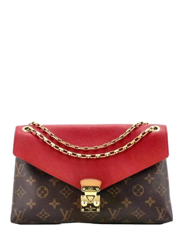 LOUIS VUITTON Pallas Chain Shoulder Bag - Brown