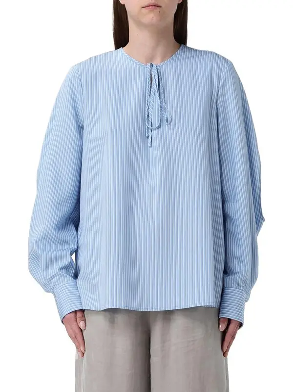 Pinko Striped Long Sleeve Top - Blue