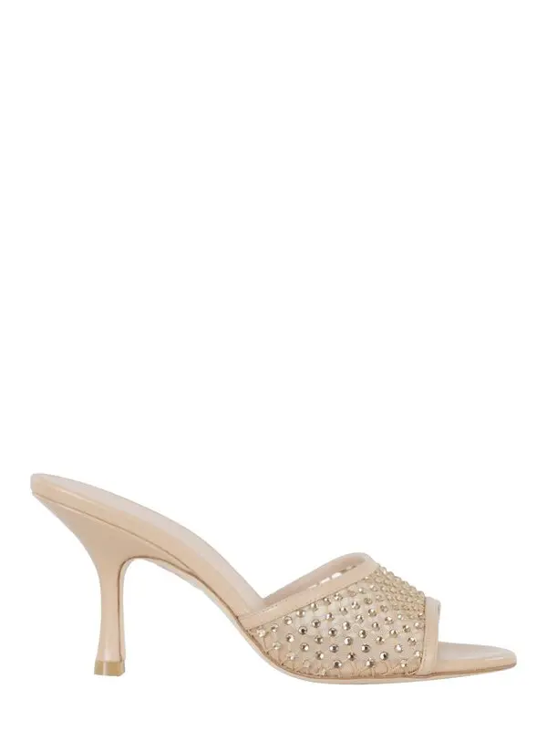 STUART WEITZMAN Embellished Heeled Sandals - Pink