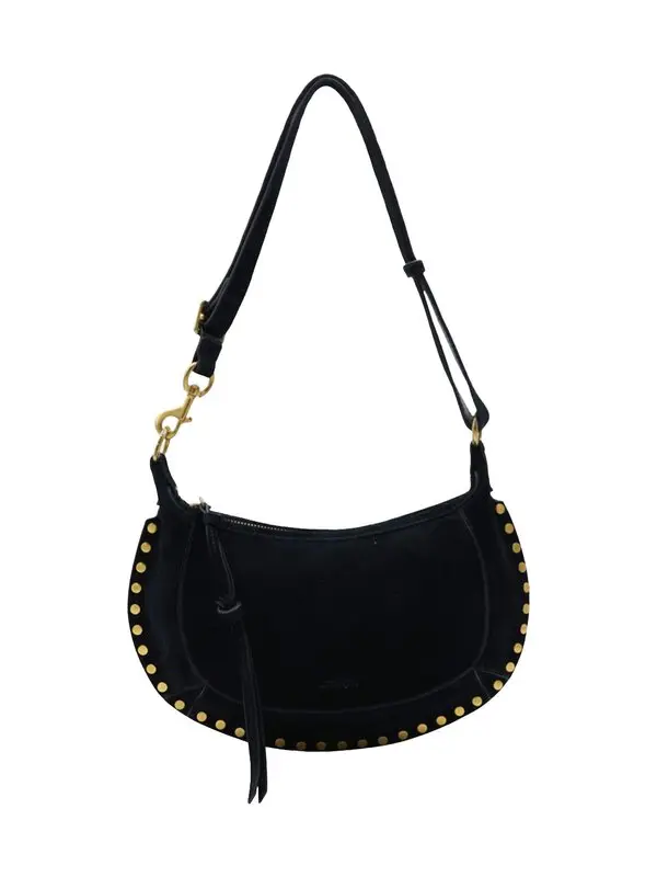 Isabel Marant Étoile Oskan Moon Suede Bag - Black