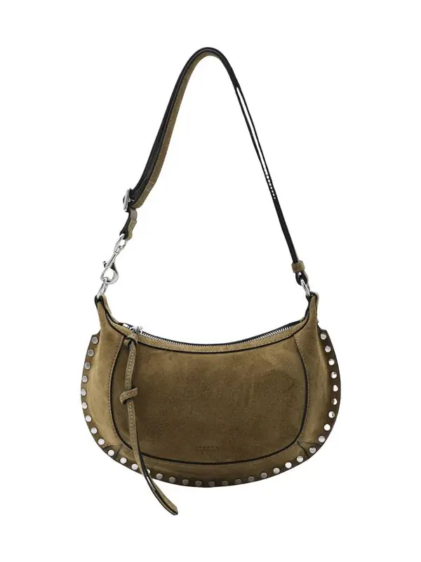 Isabel Marant Étoile Oskan Moon Suede Bag - Grey