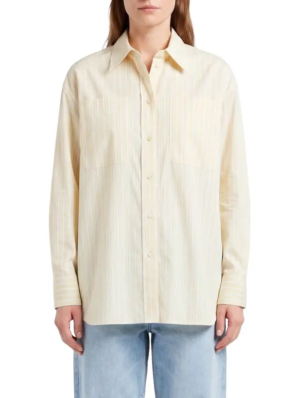 Soeur Striped Shirt - Champagne