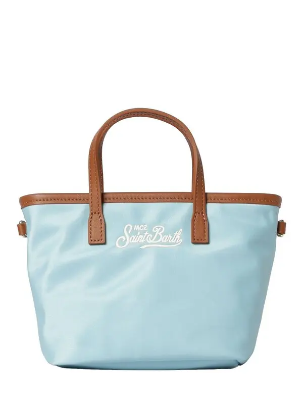 MC2 SAINT BARTH Top Handle Bag - Gnawed Blue