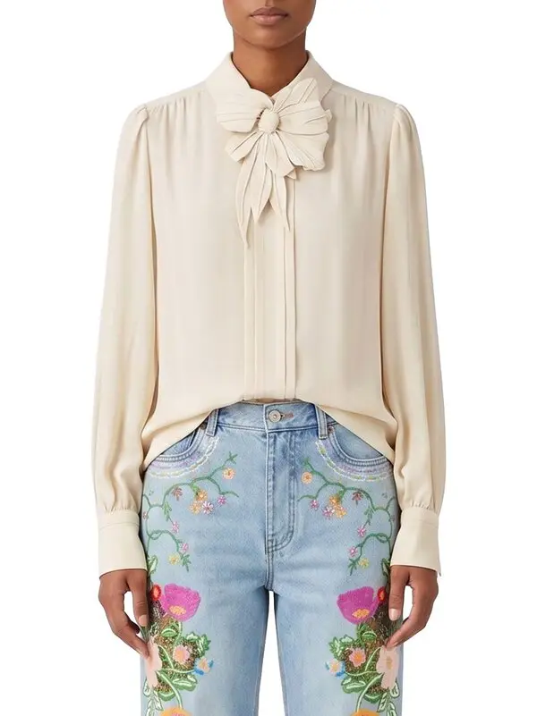 Valentino Garavani Blouse - Cream