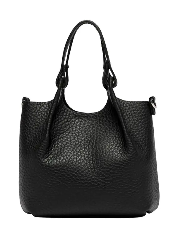 GIANNI CHIARINI Textured Leather Mini Bag - Black