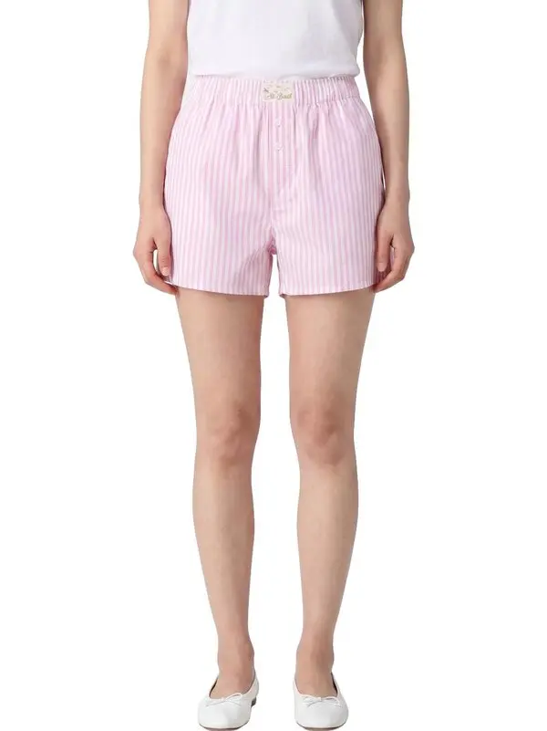MC2 SAINT BARTH Striped Cotton Boxer Shorts - Multicolor