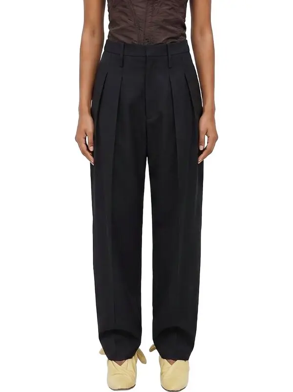 Bottega Veneta Wool Tailored Trousers - Black