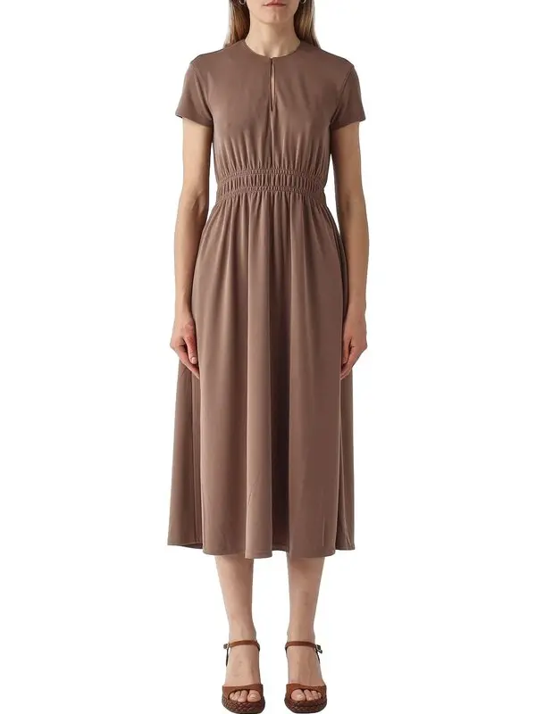 Max Mara Midi Dress - Coffee